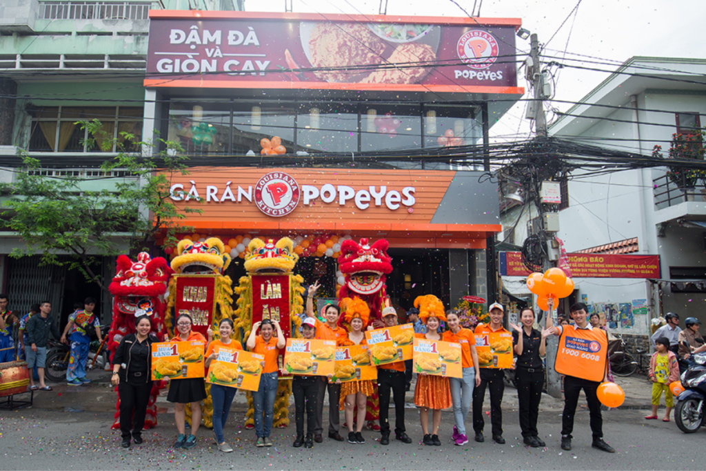 Popeyes – Thương hiệu gà rán được thành lập nhờ KFC