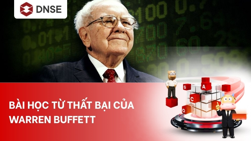 Bài học từ câu chuyện thất bại của Warren Buffett và ứng dụng đầu tư